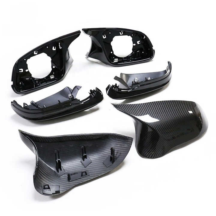 F30 Upgraded to F80 Look Dry Carbon Rear View Mirror Cover for BMW