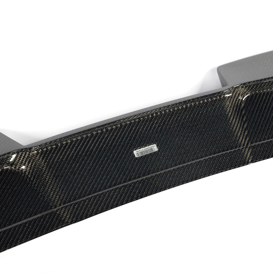 TIYPEOR Single Rear Dry Carbon Fiber Roof Spoiler Replacement for Audi ...