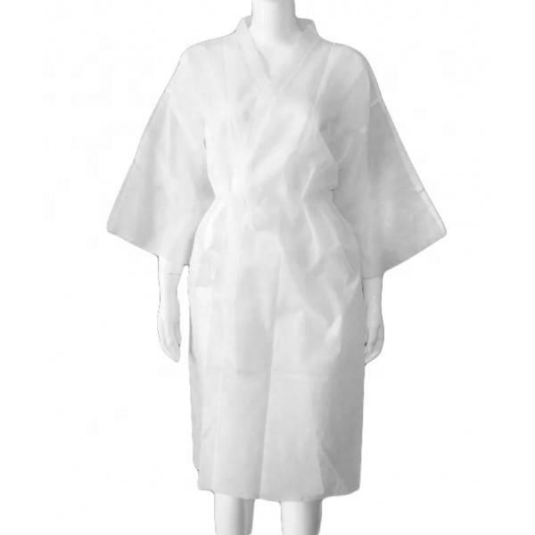 JUENYA Disposable White Cloth Wrap for Salons and Massages Spa Robe ...
