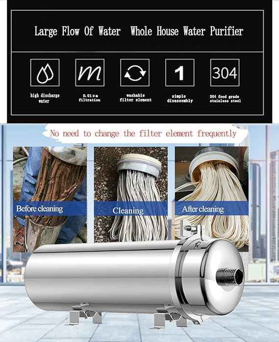 Stainless Steel Ultrafiltration Water Purifier Elements