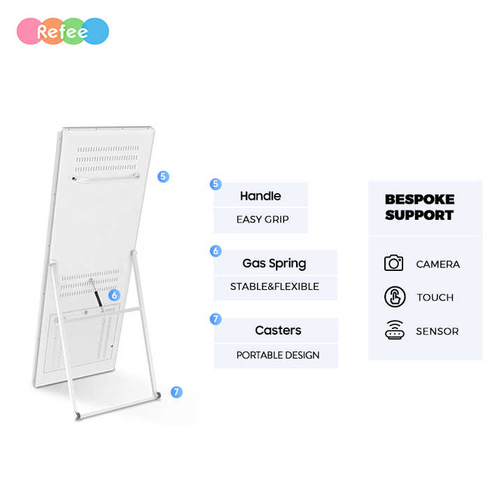 Refee Portable Movable Digital Signage Network Poster LCD Advertising ...