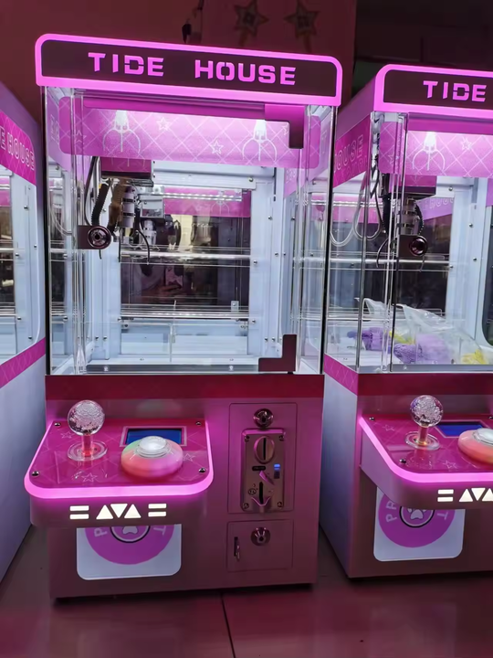 Arcade Mini Claw Machine Coin Operated Prize Grabber Doll Catch Machine ...