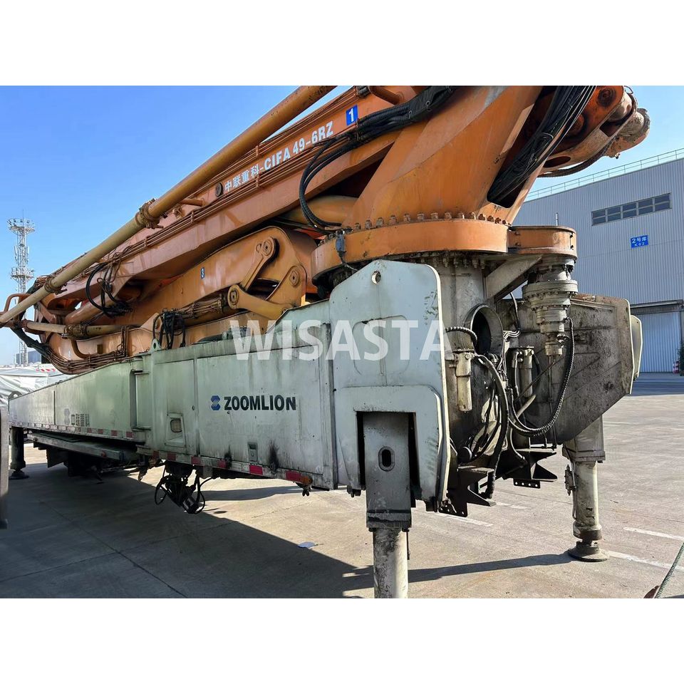Zoomlion CIFA Diesel Engine 5 Sections Used 49m Truck Mounted Concrete ...