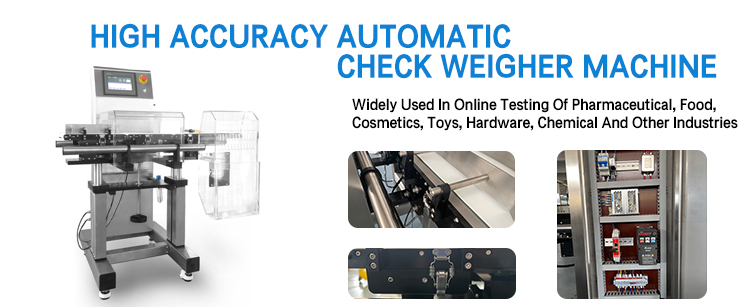 China Automatic Online Small Packages Food Box Check Weigher Machine / Weight Checker With ...