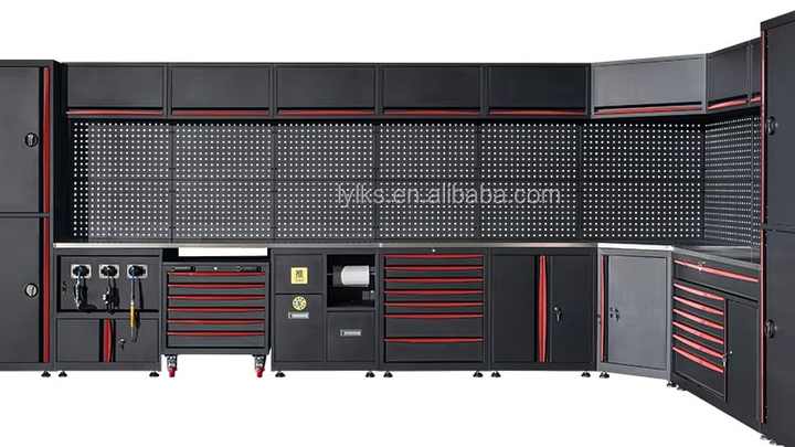 Metal Combination Workstation Garage Organization Complete Mechanical ...