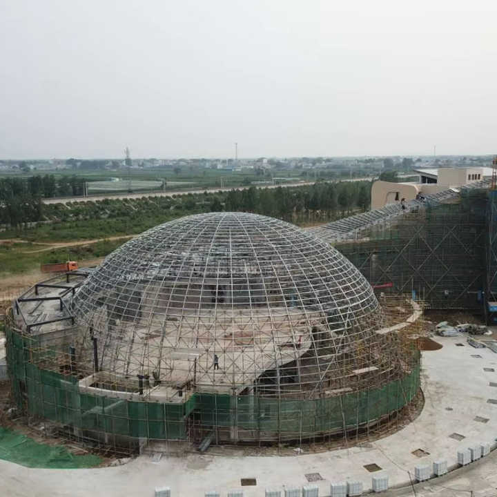 Customized Modern School Half Dome Building - Steel Frame