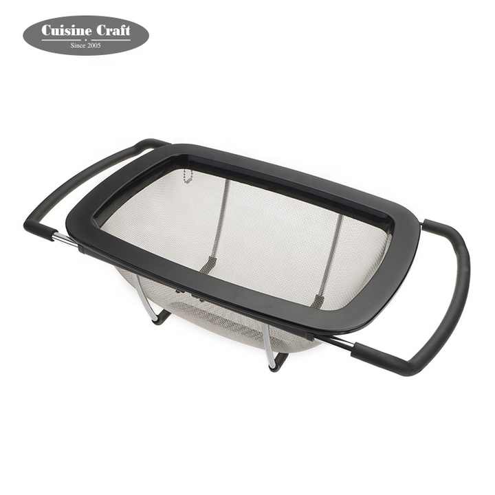Wholesale Expandable Kitchen Stainless Steel Long Handle Colander ...