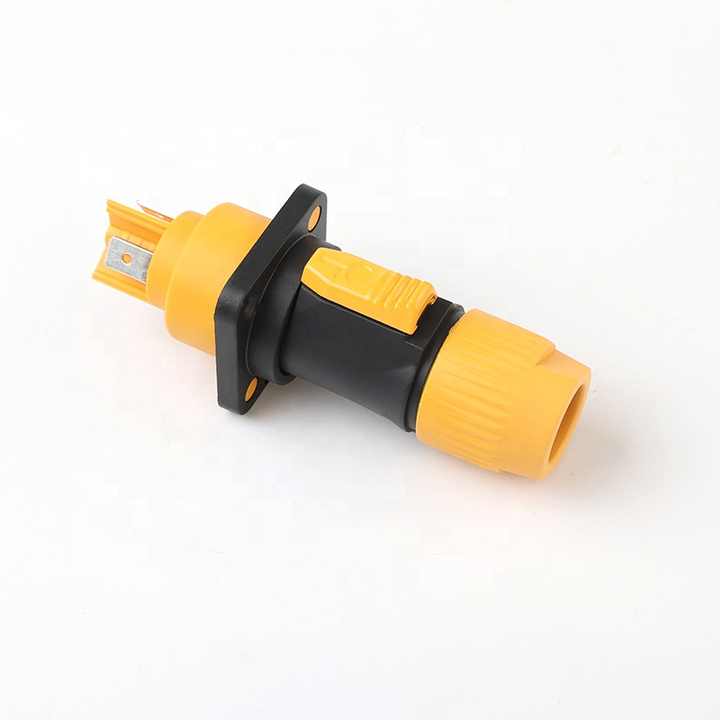 Waterproof Lockable Audio IP65 Female Powercon Plug Jack Connector for ...