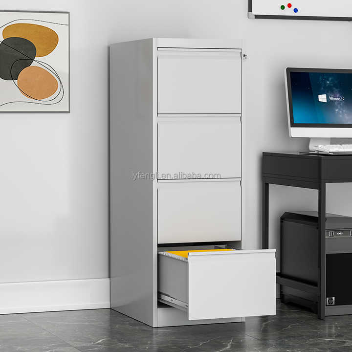 4-Drawer File Cabinet Office Furniture Metal Lockers for Documents 4 ...