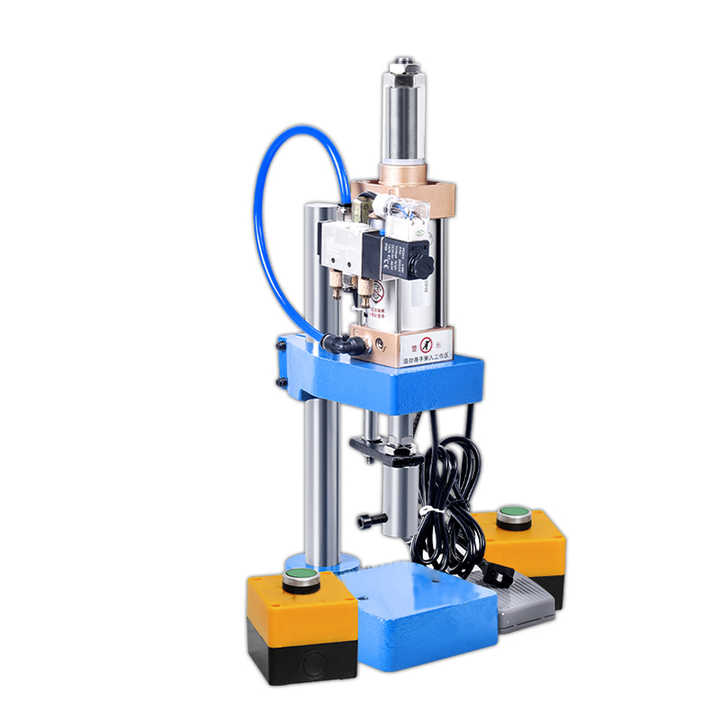 200KG Pneumatic Riveting Machine Punch Type Mini Power Table Press Hole ...
