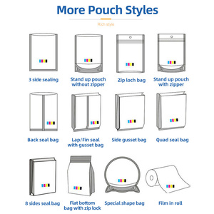 Standup Pouch - Custom Zipper Seal for Food Packaging