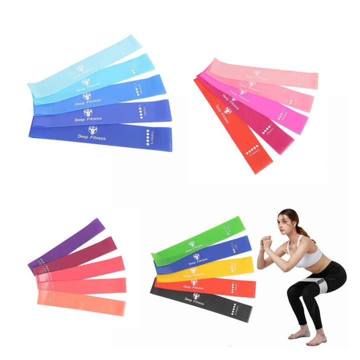 TPE Resistance Bands Loop Set for Bodybuilding & Fitness