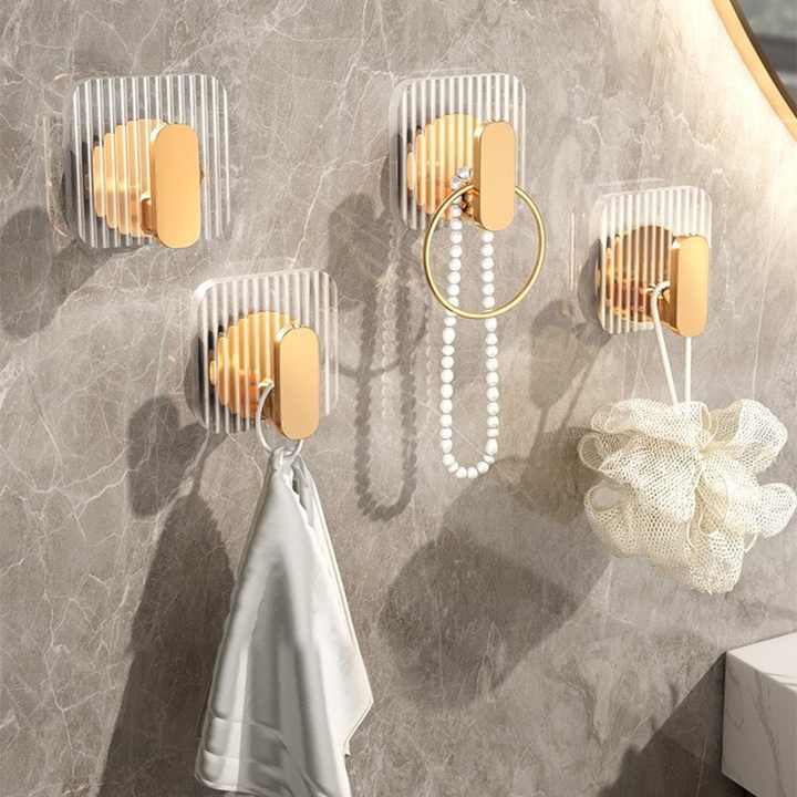 Bathroom Hooks clear Acrylic Display Hook Cabinet Door Rack for Hanging ...
