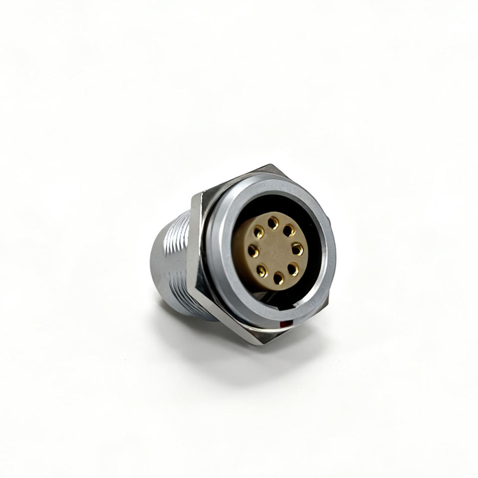 KNX 3B Series Circular Metal Push Pull 3-core Medical Fast Plug Female ...