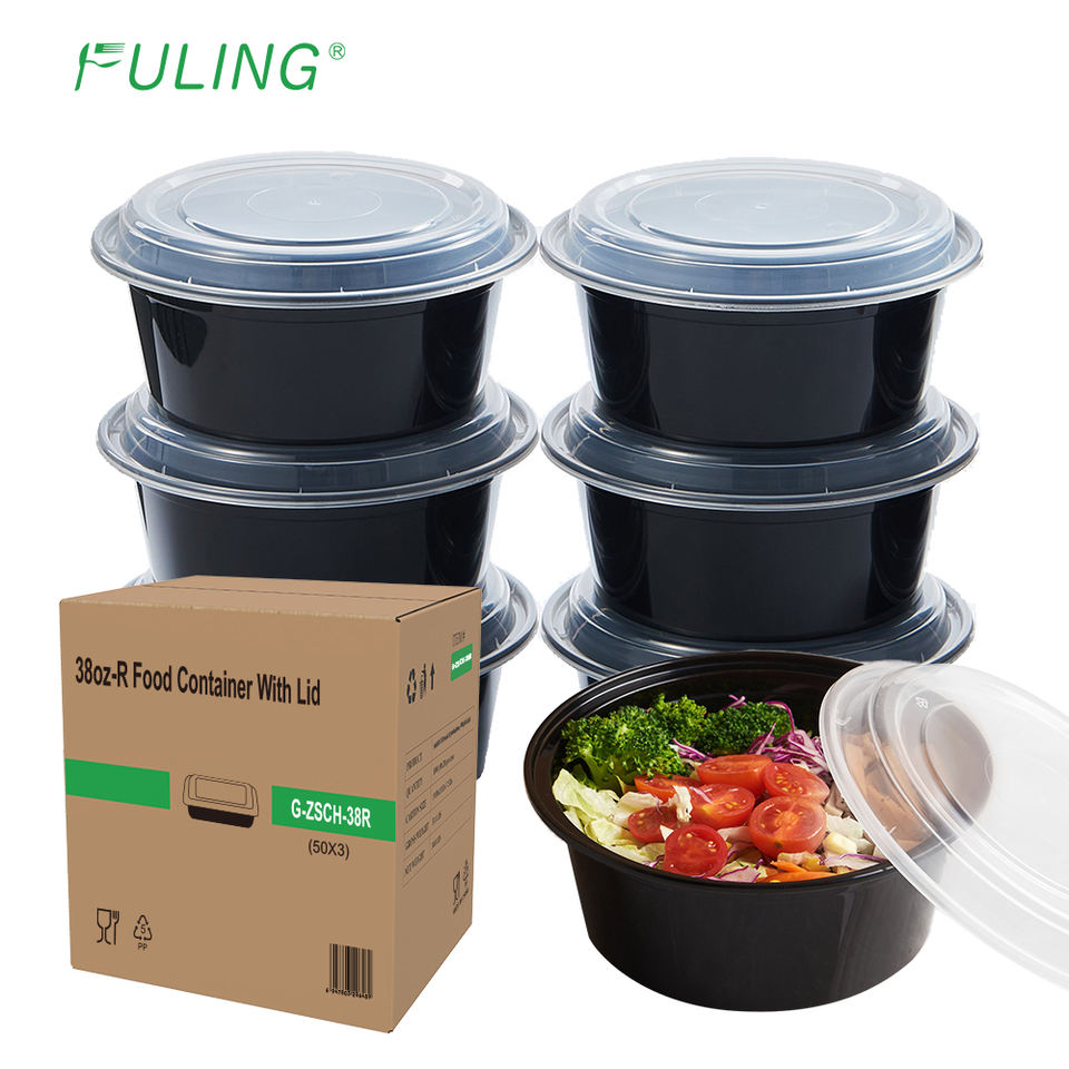 24 oz 32 oz 38 oz Restaurant Take Away Food Container Food Prep Plastic to Go Containers ...