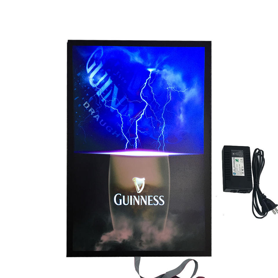 Custom Design and Size El Panel Advertisement Luminous Lighting Flash ...