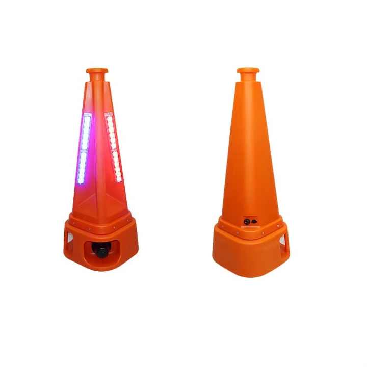 road cone flashing warning light high brightness LED warning light PVC ...