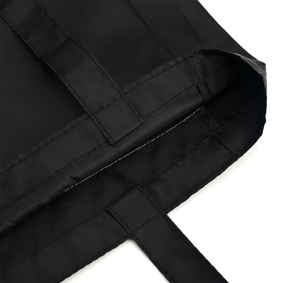 Custom logo Black Polyester Tote Grocery Bag Shopping Bag with ...