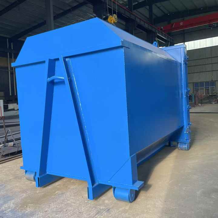 All-in-one Portable Garbage Compactor Hydraulic Commercial Garbage ...