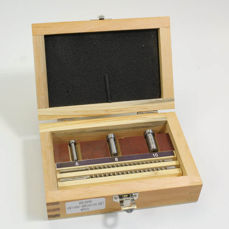 TEBAK 6-Piece American Keyway Broach Set 2mm 3mm Broaches 6/8/10 ...