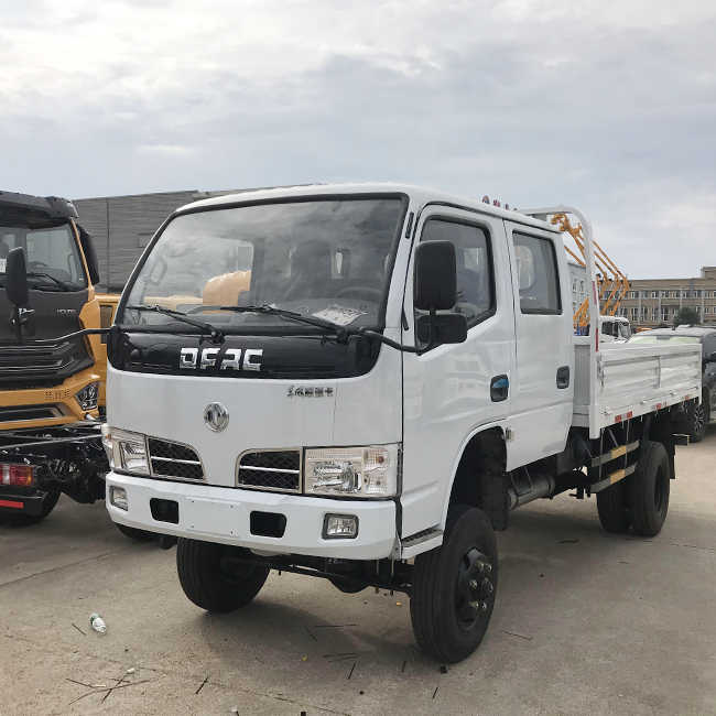 DFAC Four Wheel Drive Double Cabin 4 Door Mini Truck 4WD Cargo Cars ...