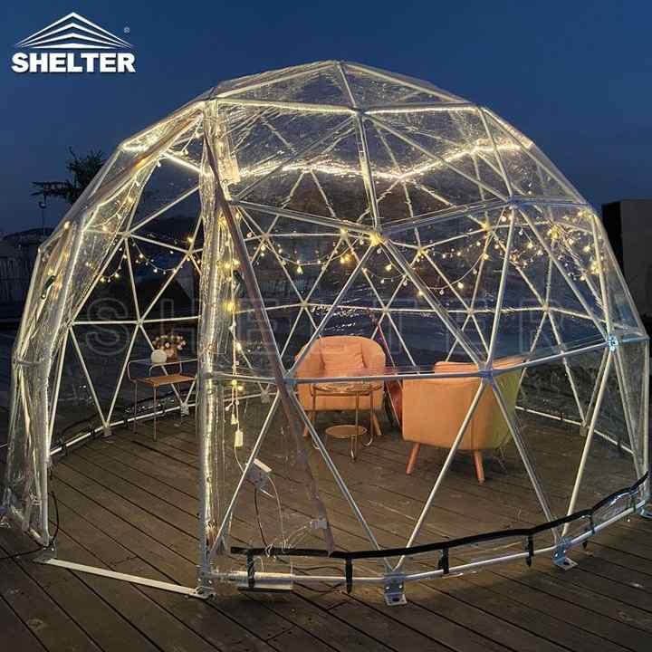 Steel Frame Transparent Pvc Geodesic Garden Igloo Dome| Alibaba.com