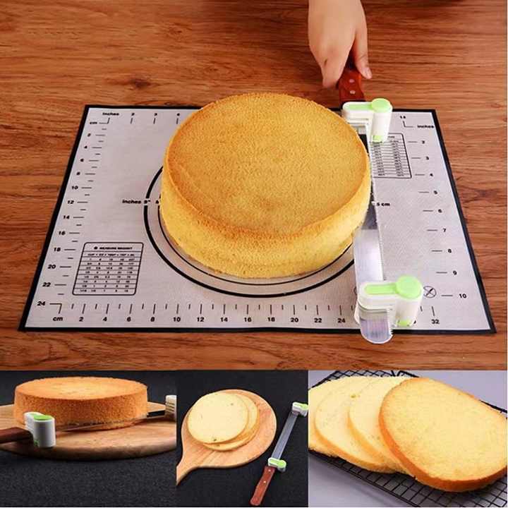 Adjustable 5 Layers Stratification Auxiliary Cake Bread Cutter Fixator ...
