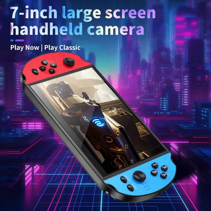 X12 Plus 7inch Portable 32GB Children's Handheld Console GB GBC MD Game ...
