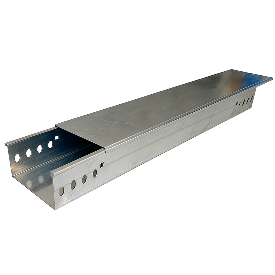 Enclosed Steel Cable Tray with Fireproof Coating for High Voltage Power ...