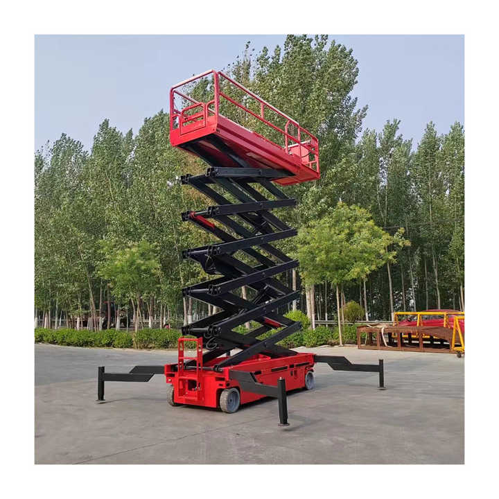 Industrial Scissor Lift Mobile Elevating Lifter Automotive Cargo Lift ...
