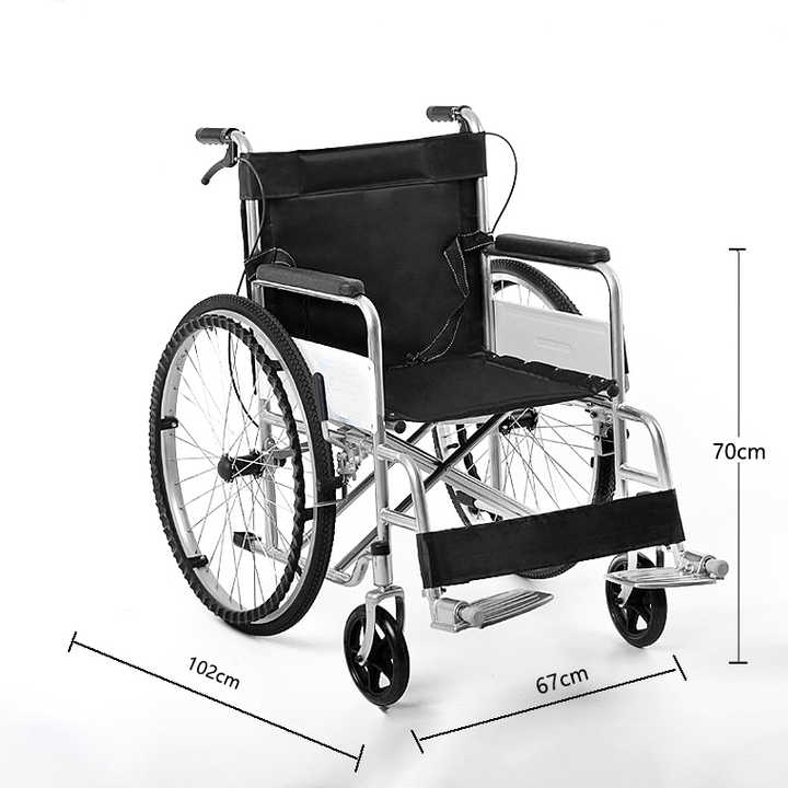 Affordable Foldable Lightweight Manual Wheelchair for Handicap Patients ...