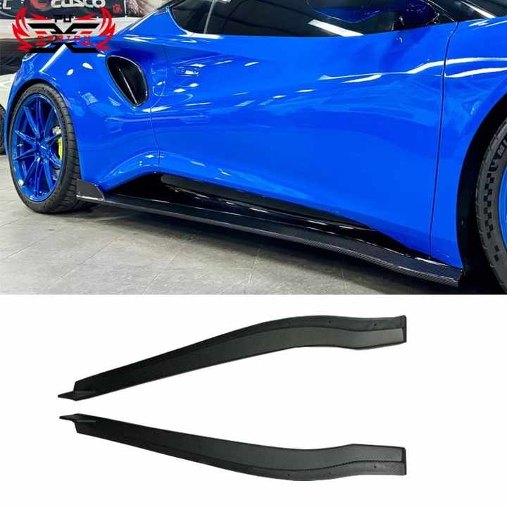 Wholesale Dry Carbon Fiber Side Skirts for Lotus Emira Bodykit OD Style ...