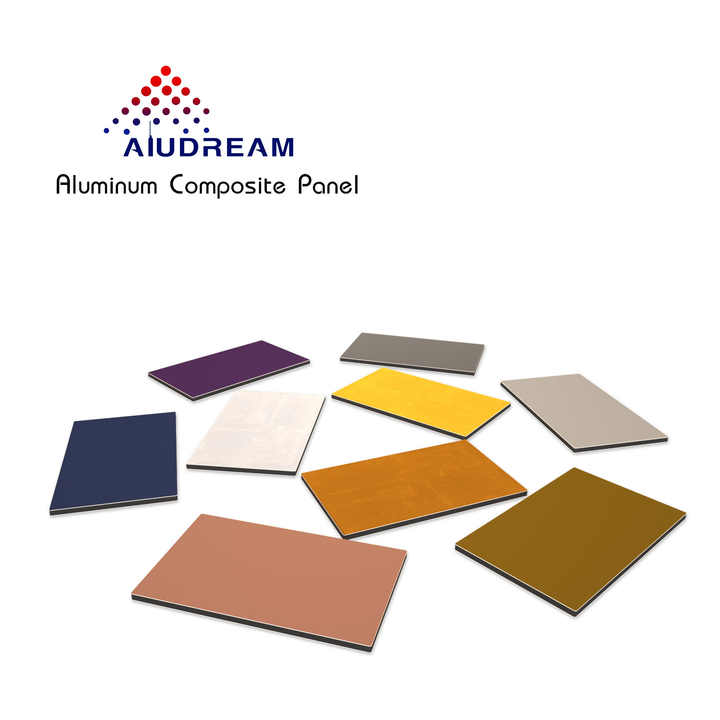 Alucobond ACP board ACM sheet aludream 3mm 4mm 5mm aluminum composite ...