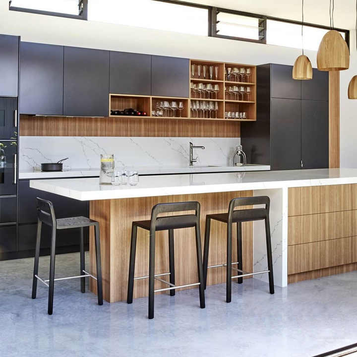 Shop Our Black Matt Lacquer Kitchen Cabinets - Modern & Stylish