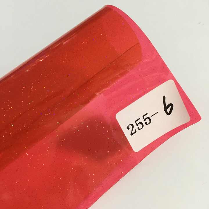 0.5mm Shiny Colorful Glitter PVC Film for Craft Projects