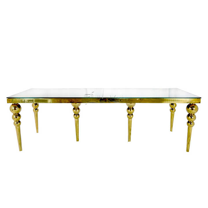Luxury Wedding Banquet Gold Dining Table Events Wholesale| Alibaba.com