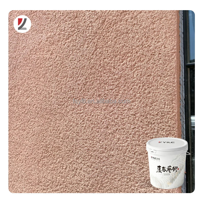 Eco-Friendly Acrylic Lime Stone Paint with Natural Stone Aesthetic Easy ...