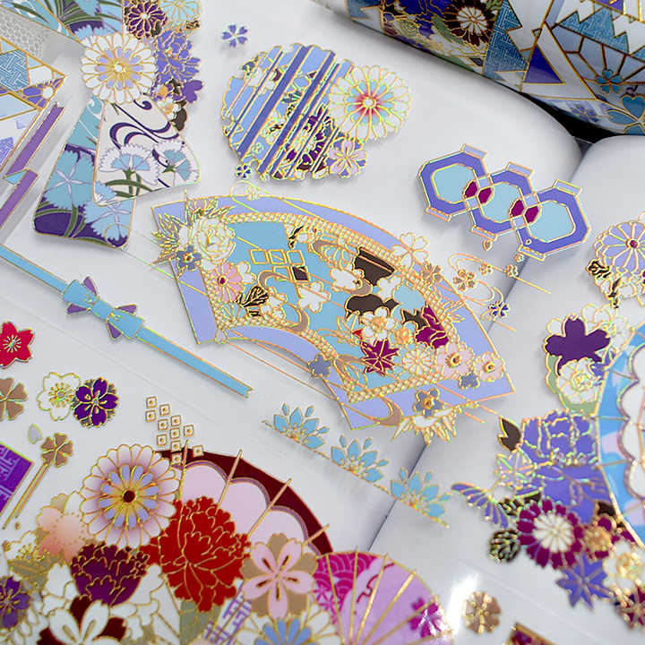 DH Original Designs Holographic Gold Japanese Painting Tapes Roll ...