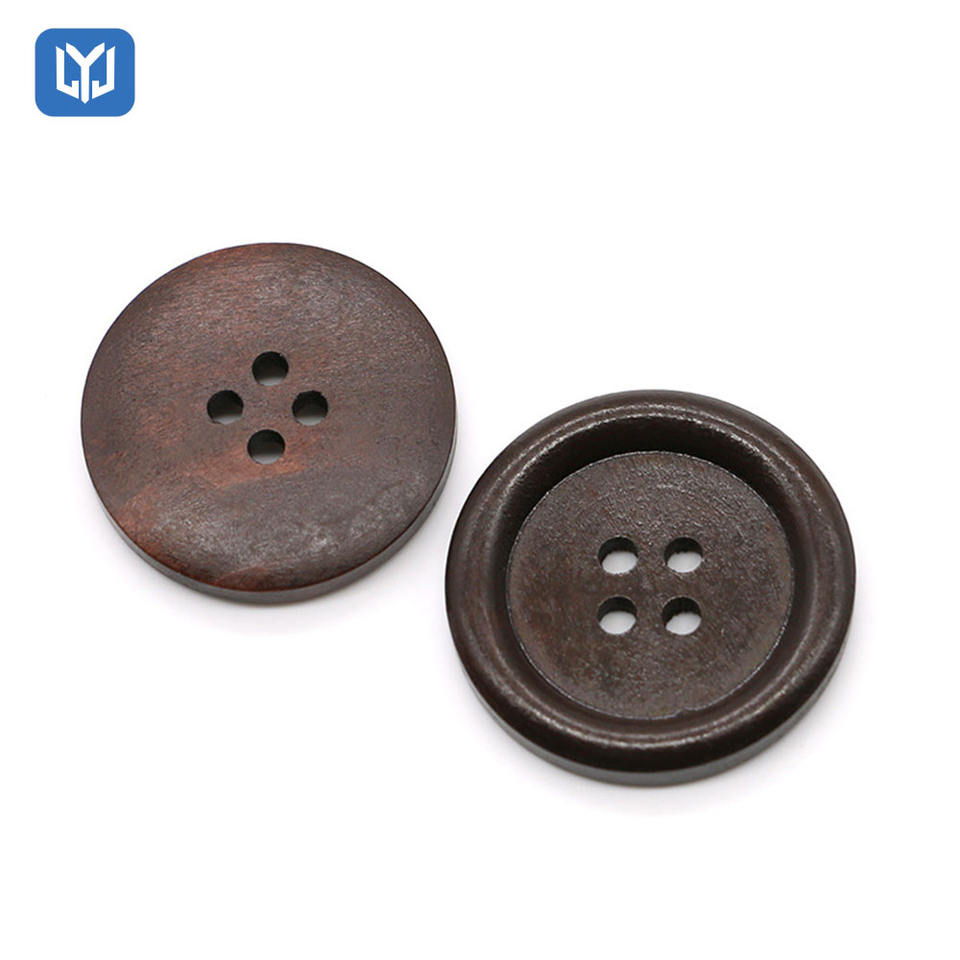 High Quality Eco-Friendly Sewing Buttons, Wooden Round Buttons for ...