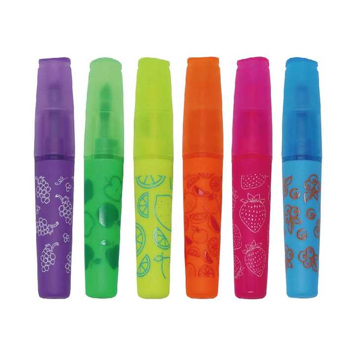 Customizable Non-Toxic Scented Highlighter Set: Fun, Colorful Markers ...
