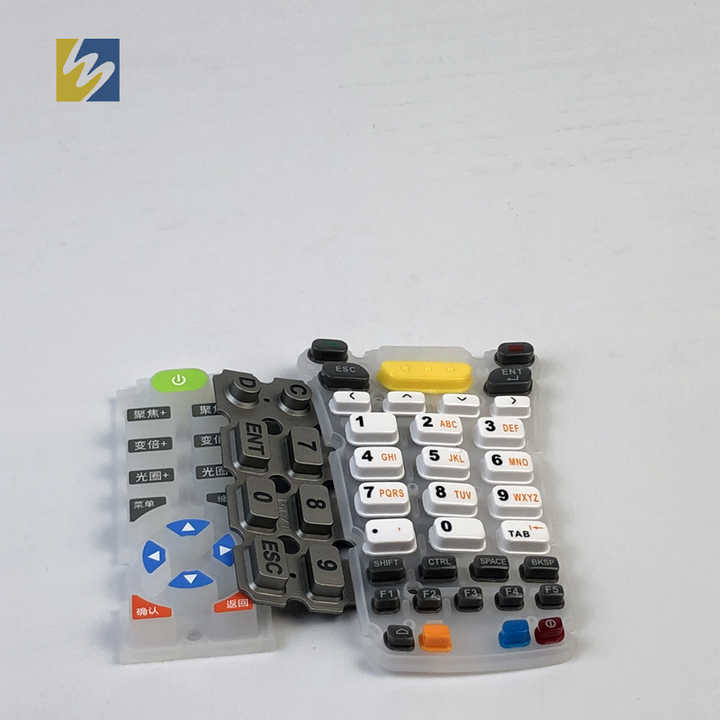 Keypad Flexible Key Overlay Rubber Button Keypads Silicone Rubber ...