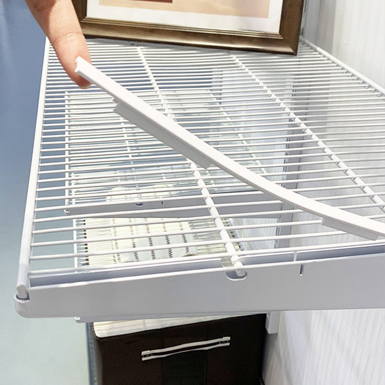 Single-Tier Standing Type Plastic Cover Storage Rack Home Organizer ...