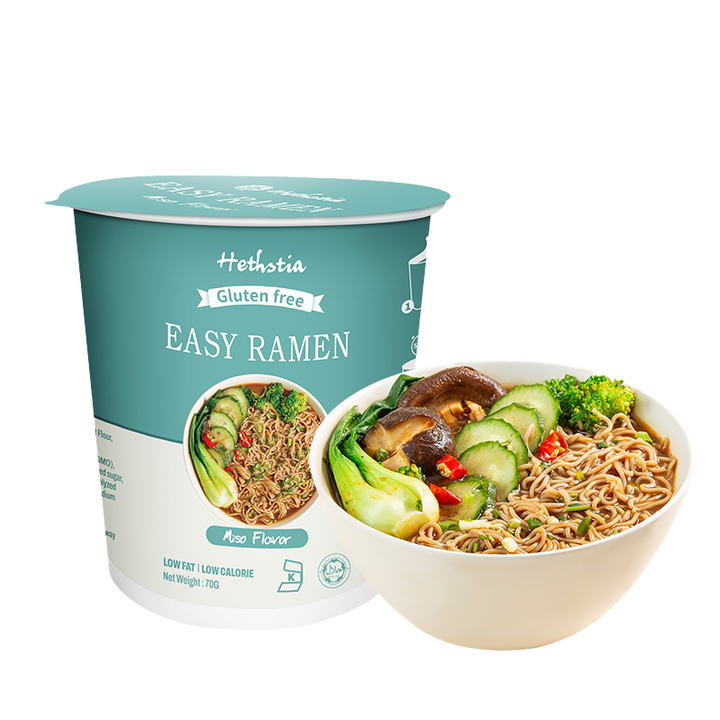 Plant-based Protein Instant Ramen Noodle Cup - Miso Flavor