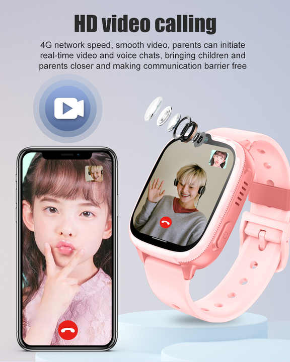 4G Kids Smart Watch Anti Lost Tracking Watch Phone Waterproof APP ...