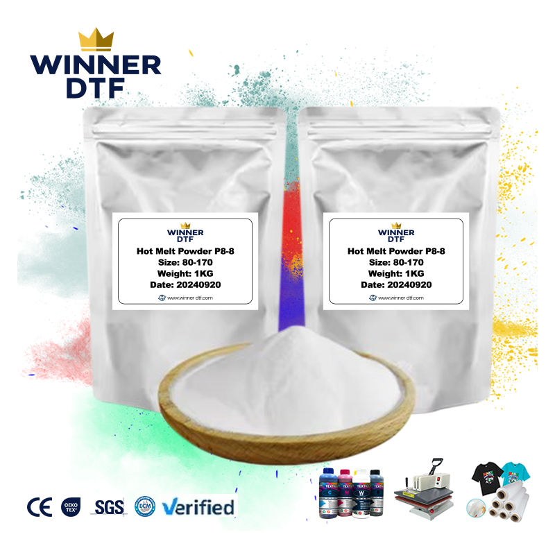 Winner White TPU DTF Powder 25kg/5kg/1kg Soft Digital Printing ...