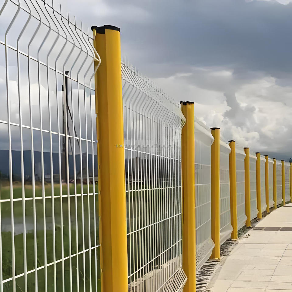 Galvanized PVC Coated 3D Curved Welded Mesh Fence Panel for Garden ...