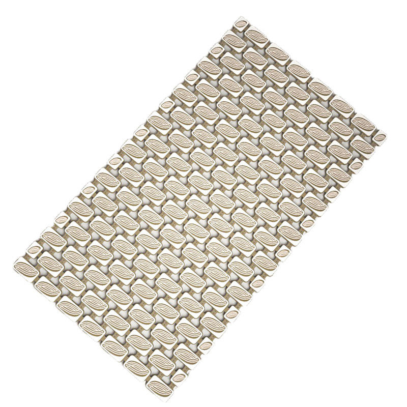 BEHE Model 009 Thin Square TPE Anti-Slip Mat for Bathroom Toilet Shower ...