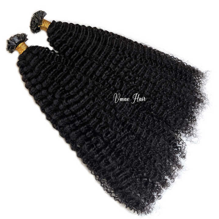 VMAE Afro Kinky Curly K TIP Double Drawn 4A 4B 4C Deep Curly Full ...