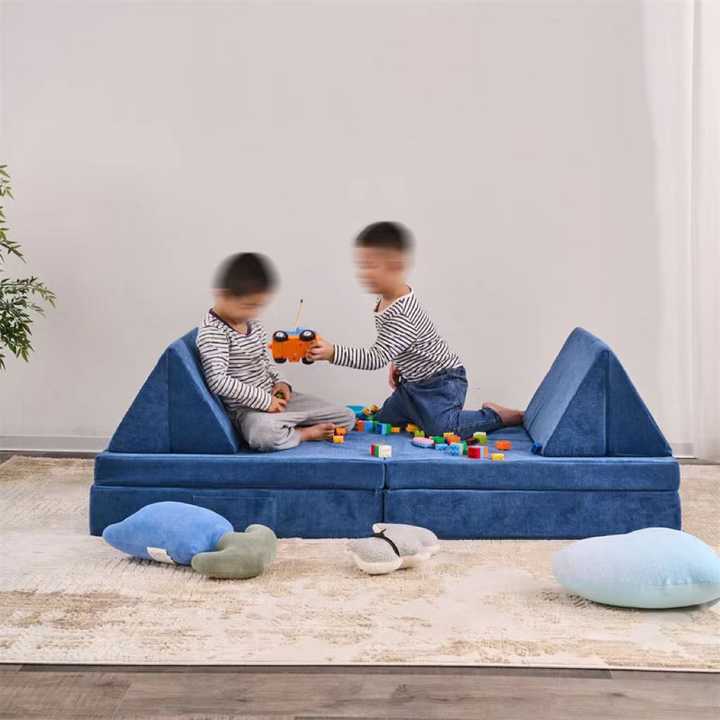 Sofa Ninos Foldable Modular Playing Couch Washable Play Cushions for ...
