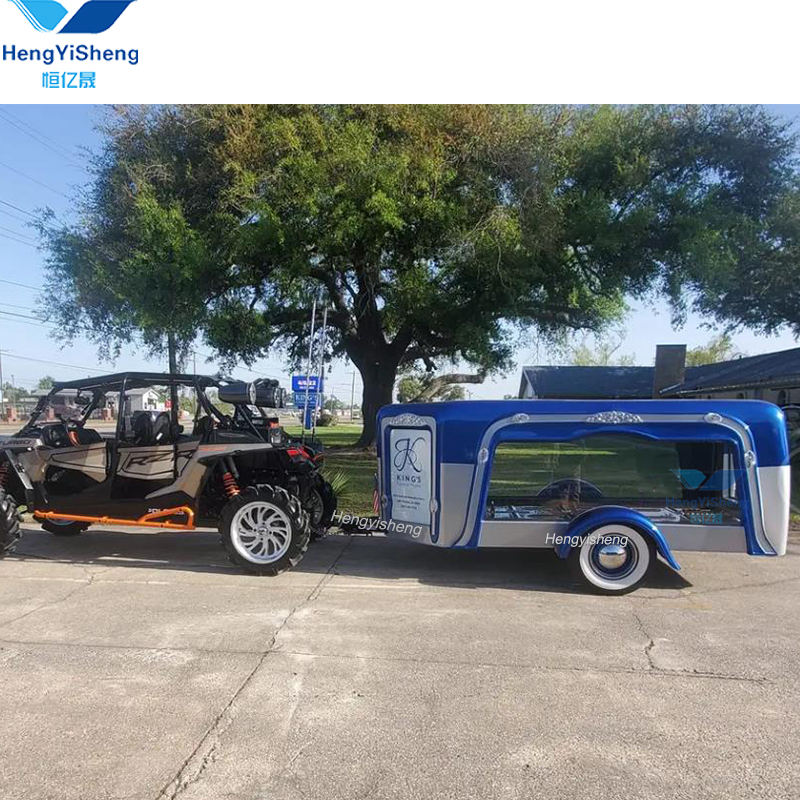 Vintage Hearse Trailer - Classic Casket Chariot for Sale